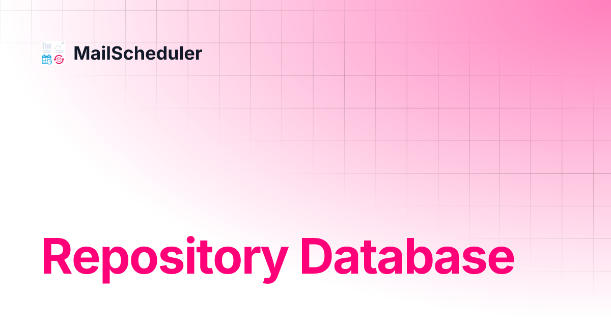 Repository Database | MailScheduler